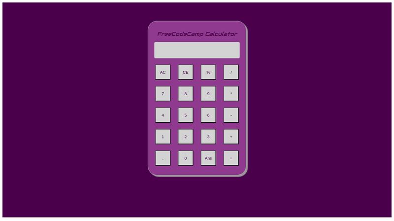JavaScript Calculator