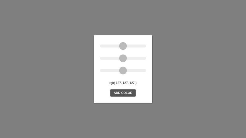 Plain JS color picker