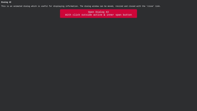 jQuery UI Dialog : close when clicking outside