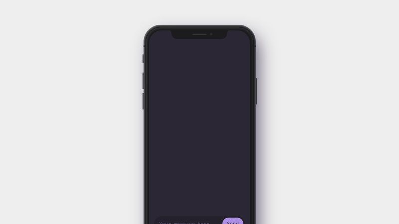 CSS iPhone X w/ App