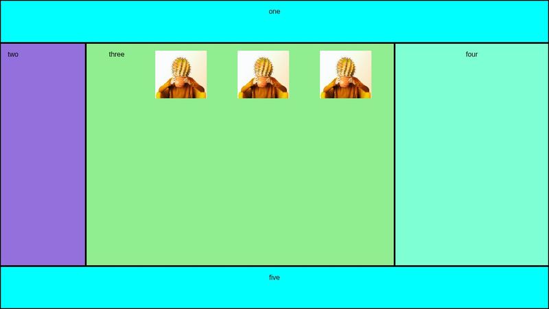 CSS grid boxes