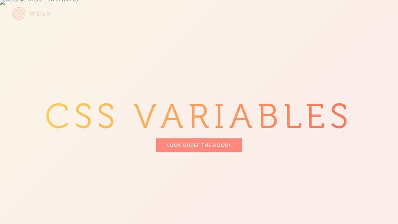 CSS Variables Theme - Showcase @WDLK Ocean | CodePen Day