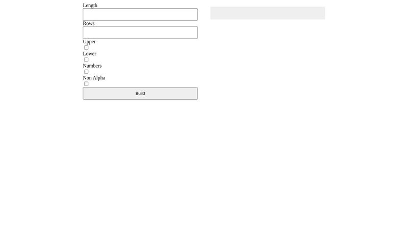 Random String Generator