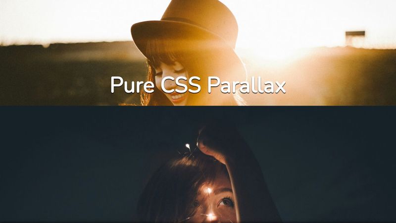 Pure CSS Parallax Scrolling