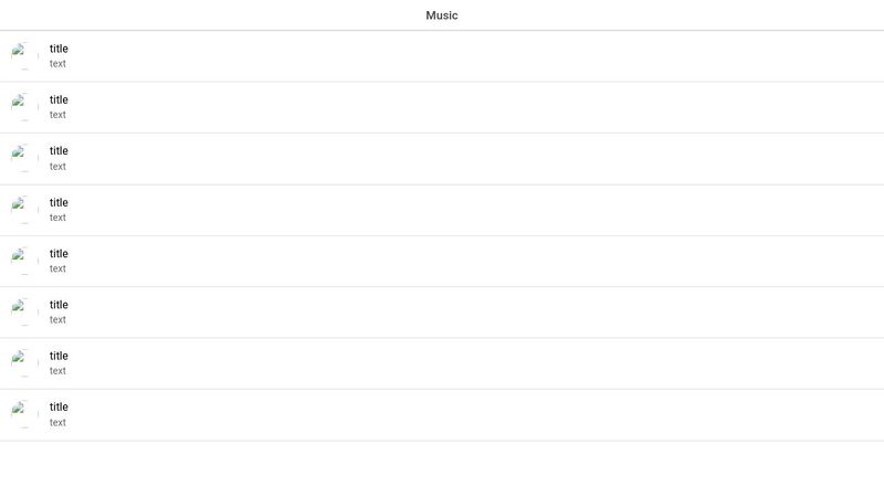 Scrollable list only with Ionic CSS file