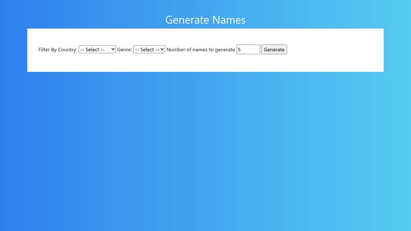 Name Generator