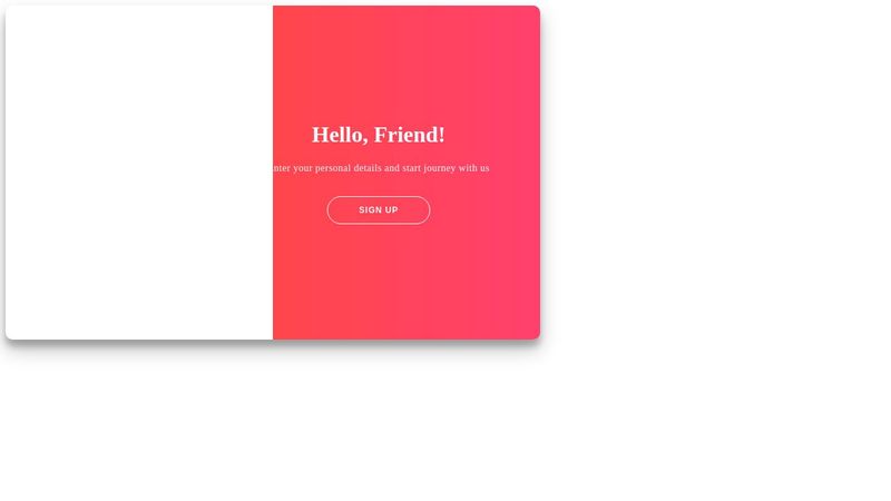 Double Slider Sign in/up form