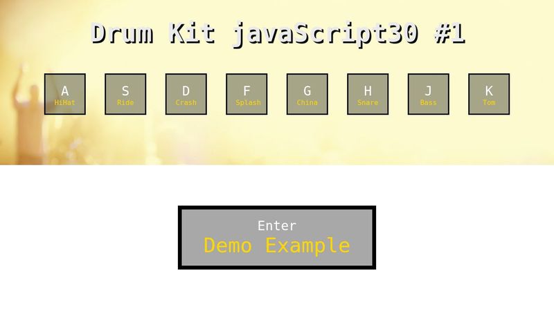 Drum Kit javaScript30 #1