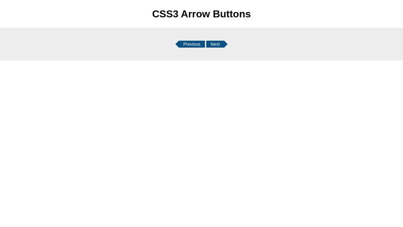 CSS3 Arrow Buttons