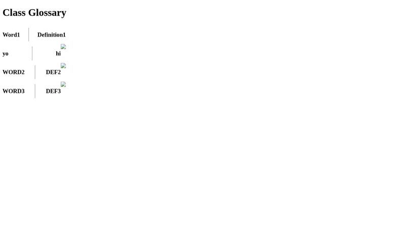 JavaScript Glossary Project - Last Step: APIs