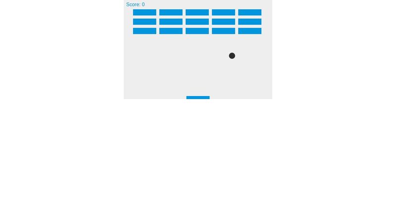 Breakout 2D game - javascript