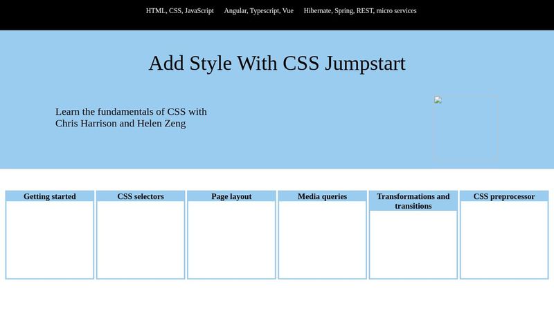 CSS Jumpstart 3