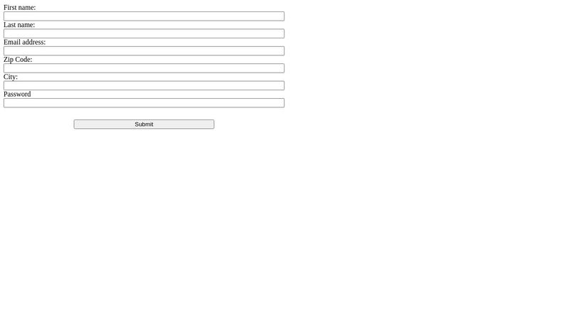 Example of patterns in HTML5 forms