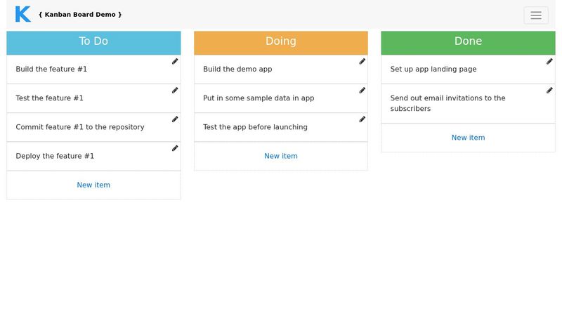 Kanban Board Demo in Vue.js