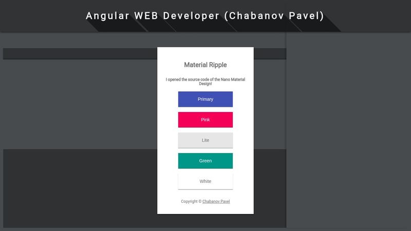 Angular Material Ripple