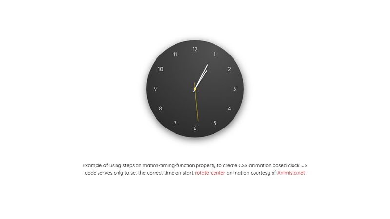CSS Clock