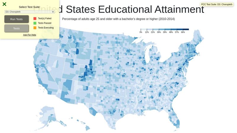 USA Map With .JSON Data