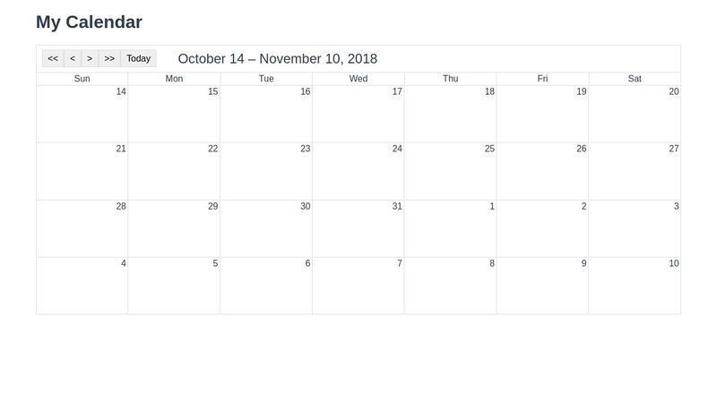 Vue-simple-calendar sandbox