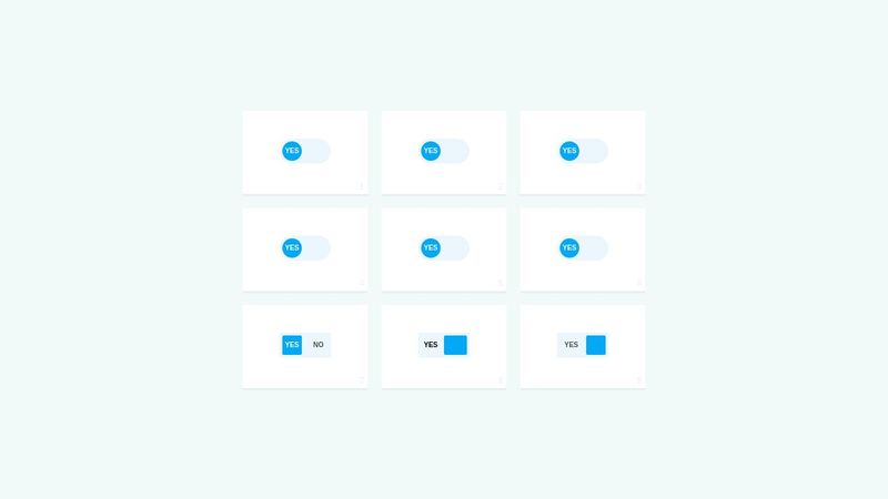 Pure CSS Toggle Buttons | ON-OFF Switches