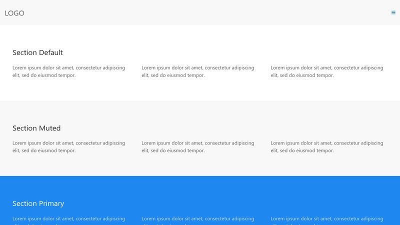 UIkit 3 - basic template