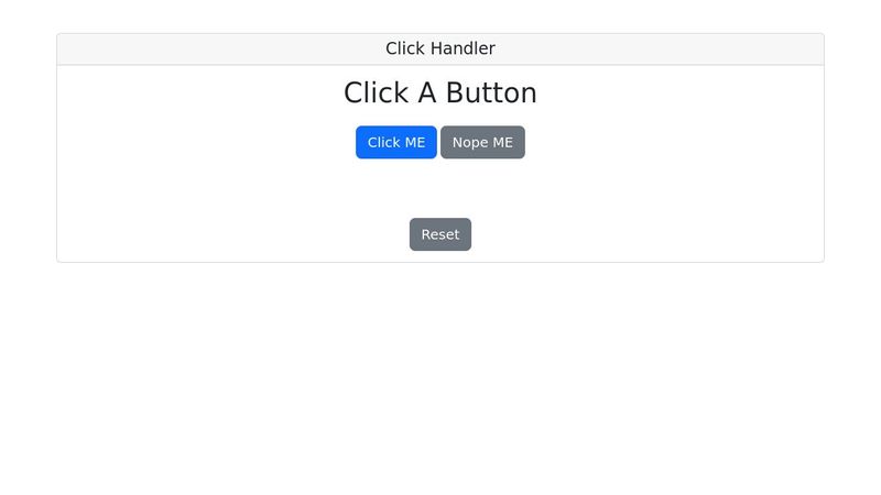 Button Click Handler