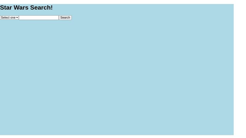 star wars API react example