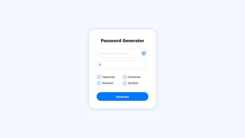 Password generator with JS
