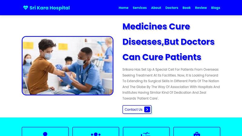 hospital webpage demo by using html,css,js