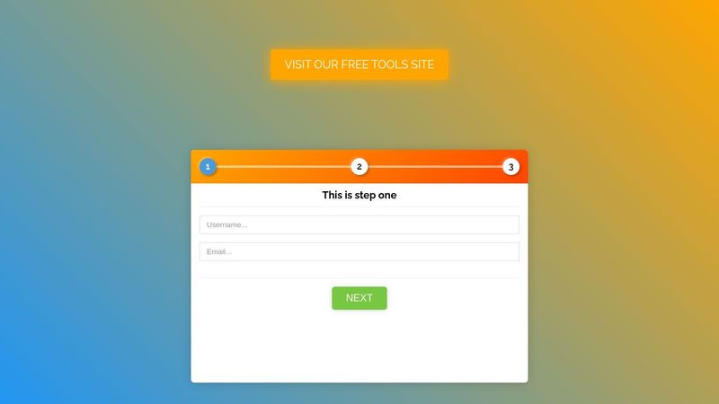 How To Make Multistep Form Using HTML, CSS, JavaScript (yToub)