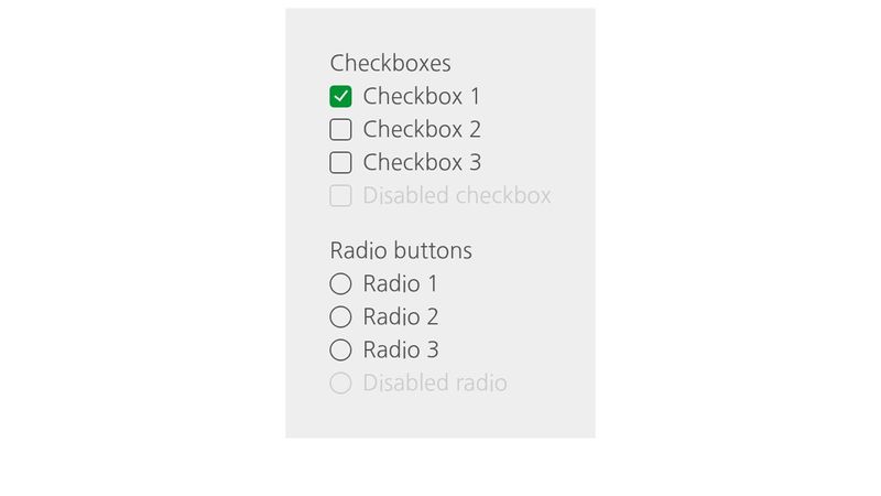 custom checkbox and radios in class