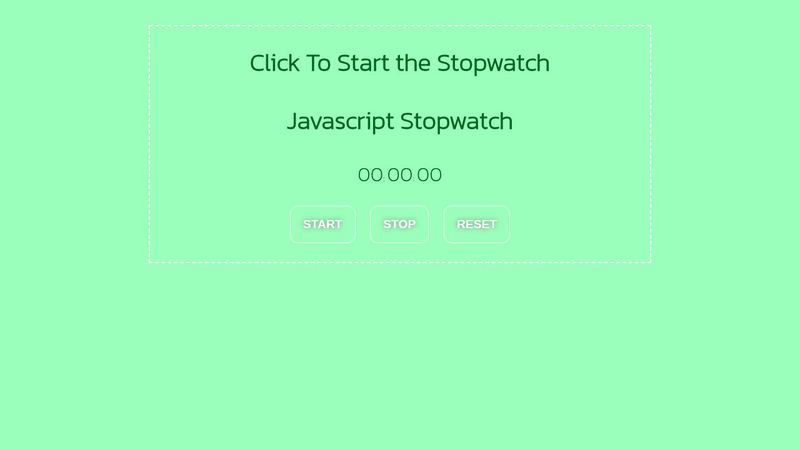 practice Js- stopwatch