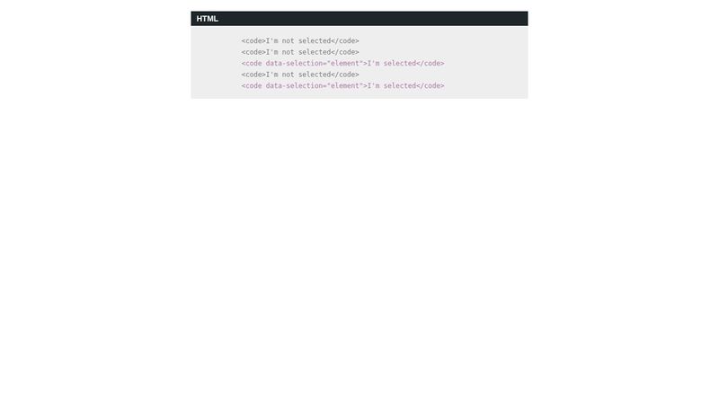 Data Attribute Selection With JavaScript (no jQuery)