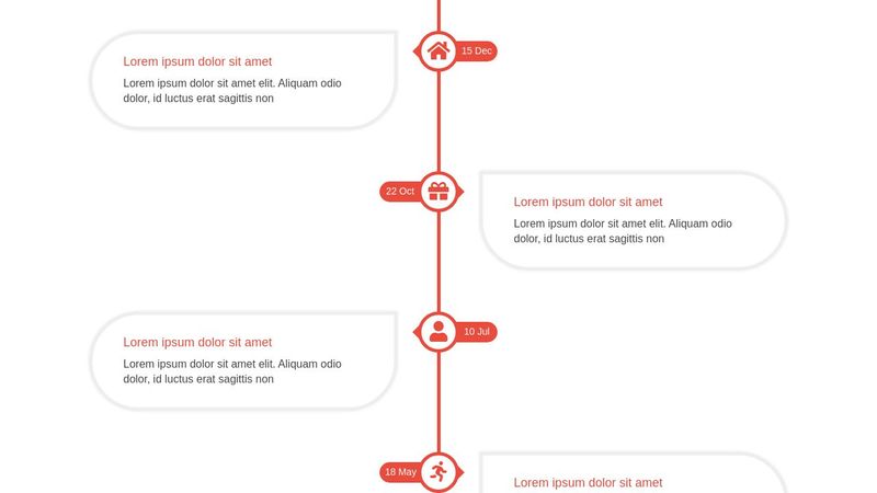 CSS3 Vertical Timeline