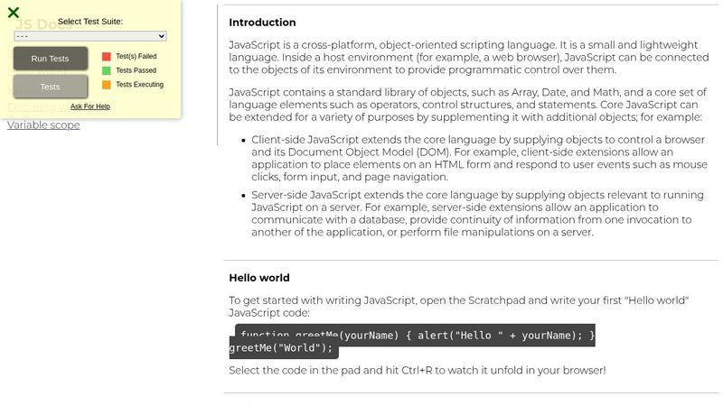 (freeCodeCamp) Technical Documentation Page