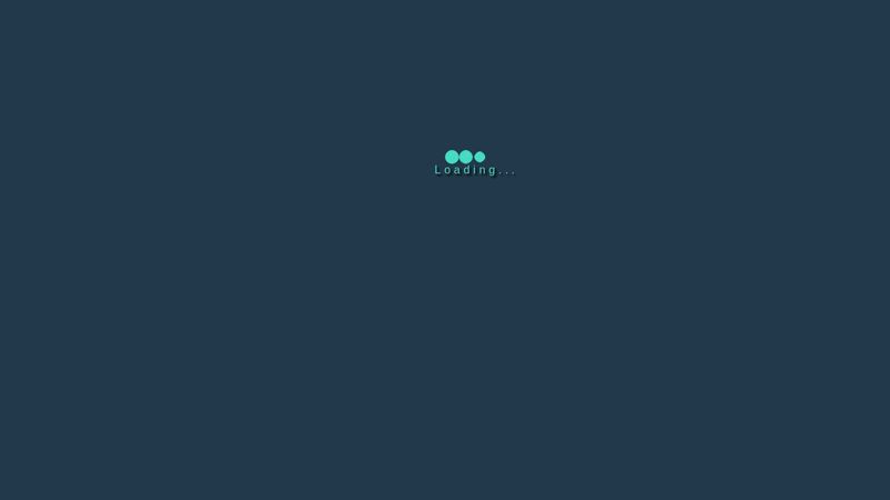 Loading three dots animation