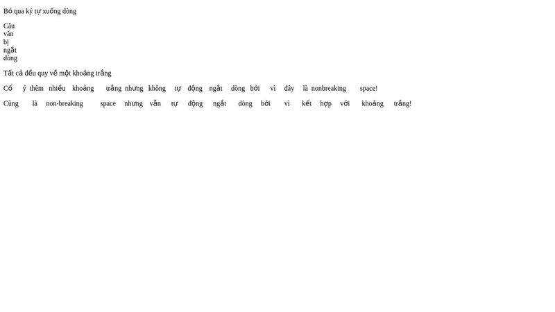 HTML skip new lines and multiple spaces