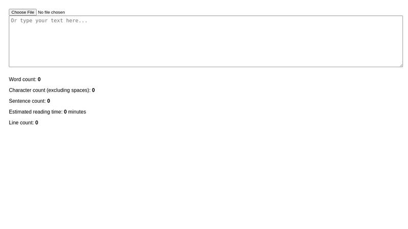 Word Counter Javascript