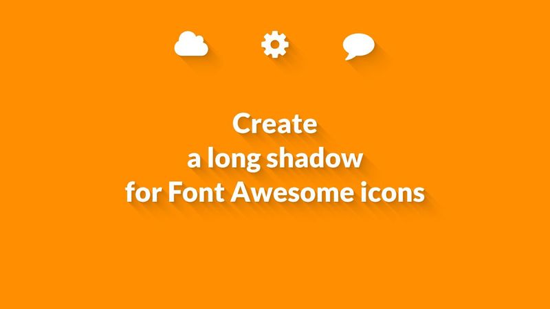 Long Shadow Gradient Mixin