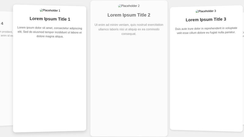 Clean responsive 3D slider - Swiper