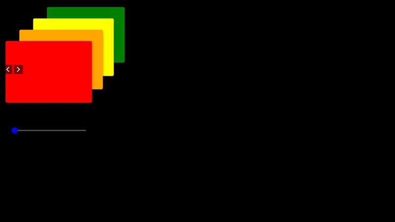 stacked card draggable slider