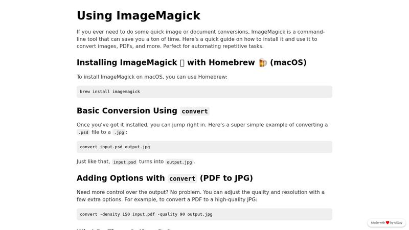 Using ImageMagick 🪄