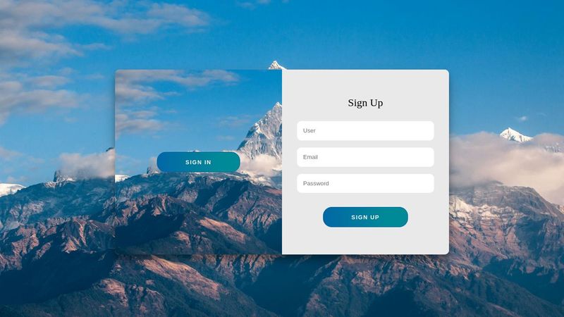 Login and SignUp Form using HTML and CSS