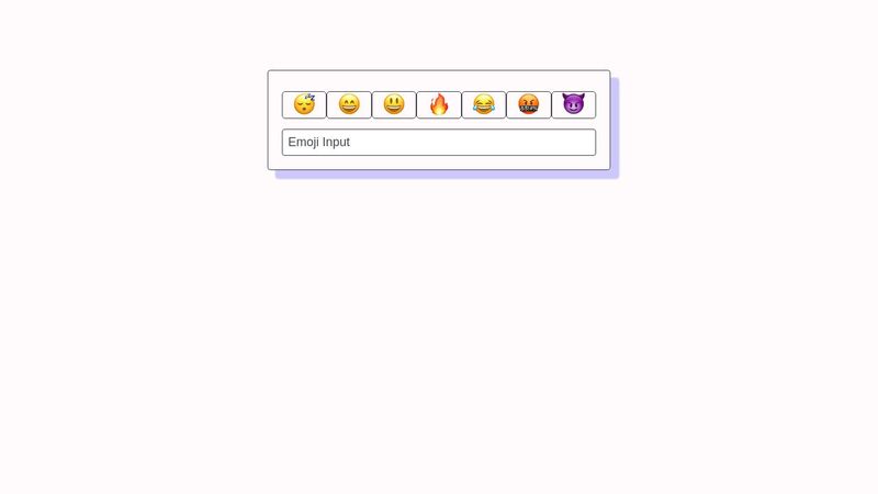 Vue.js Emoji Text Input