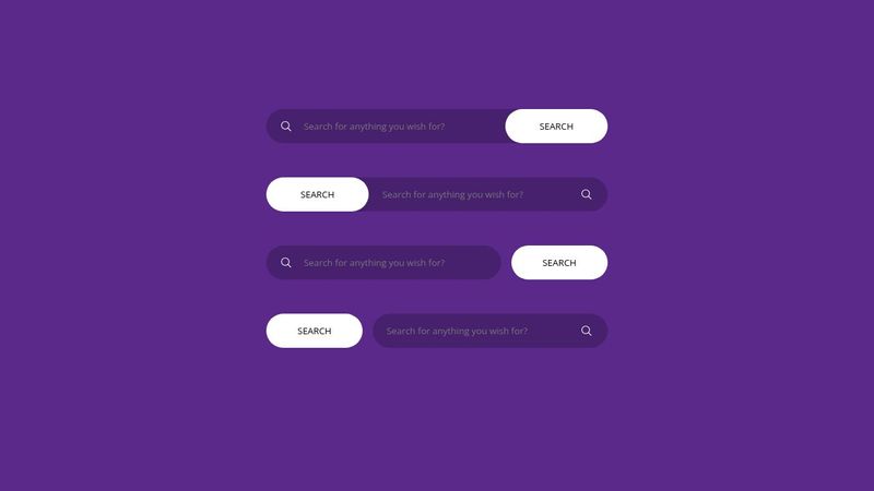 Search box UI Designs