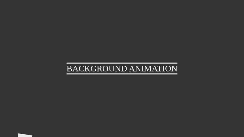 Website Background Animation Using Pure CSS