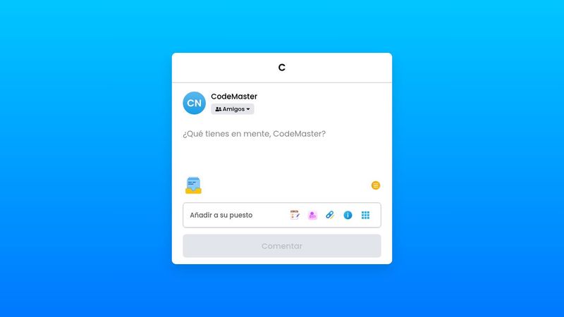 Facebook Post Box Clone In Html Css And Javascript 0573