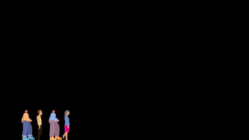 walking man (CSS animation )