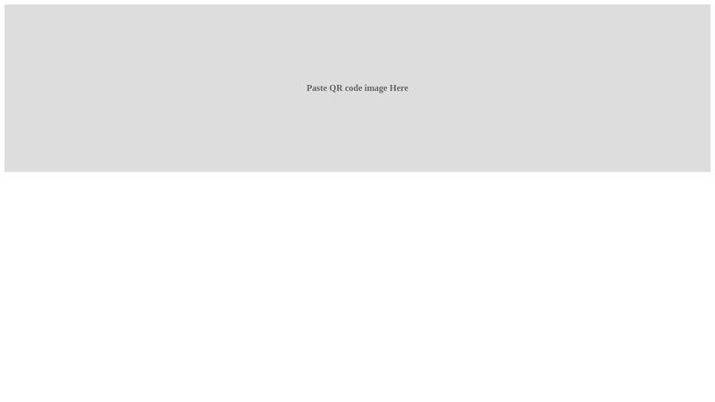 QR code paste reader