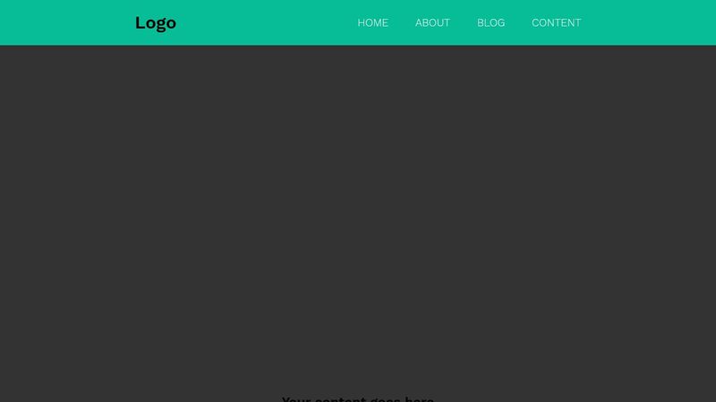 Simple Htmlcss Nav Bar