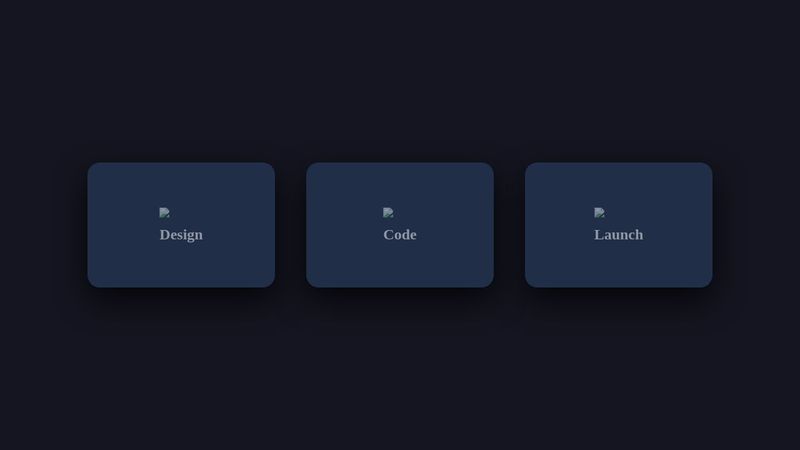 Pure CSS card hover vertical expand animation